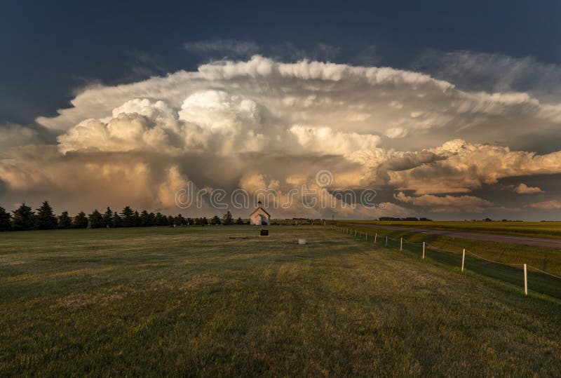 Prairie Storm Clouds stock image. Image of plains, extreme - 269773065