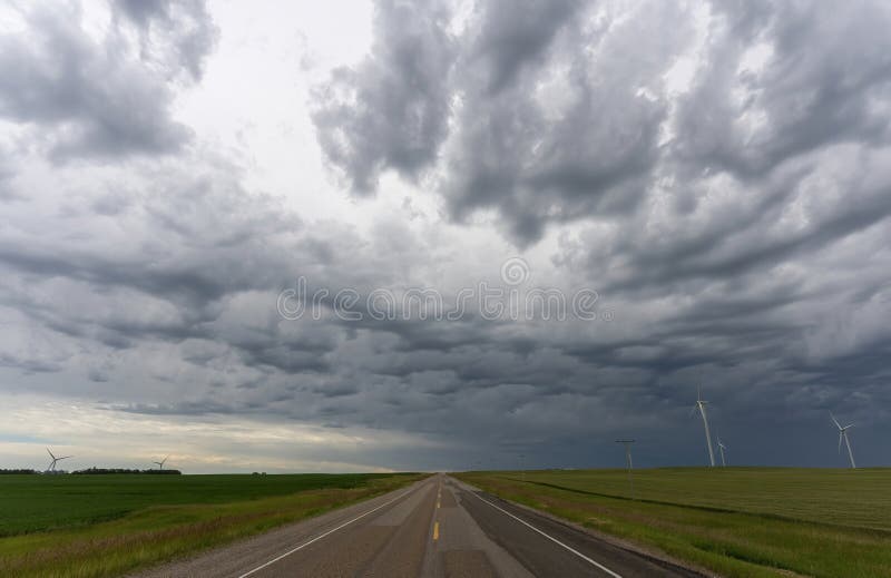 Prairie Storm Clouds stock image. Image of extreme, stormy - 269773083