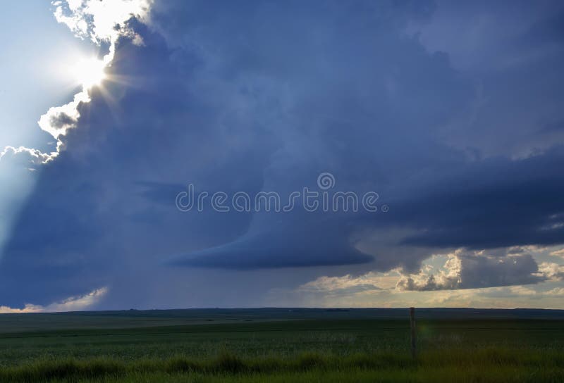 Prairie Storm Clouds stock image. Image of prairies - 269773165