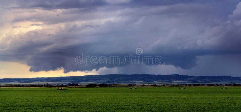 Prairie Storm Clouds stock photo. Image of extreme, storm - 269773230