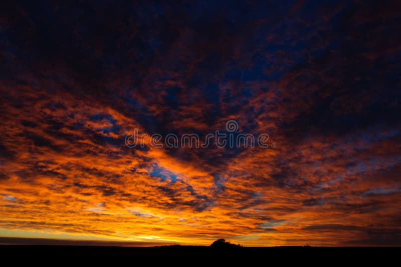 Prairie Sunrise stock image. Image of morning, horizontal - 28920015