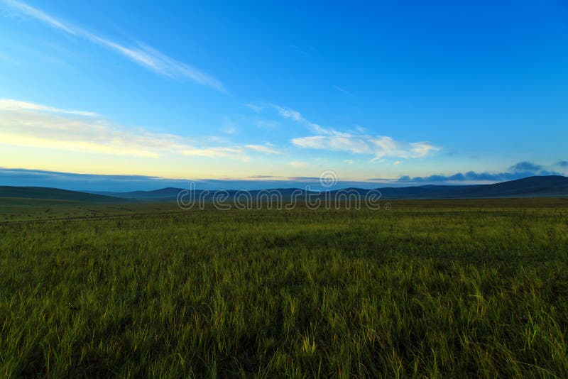 Prairie sunrise stock image. Image of natural, stretching - 82137599