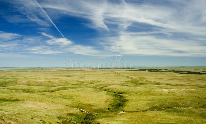 Canadian Prairie in Southern Alberta, Canada Stock Image - Image of ...