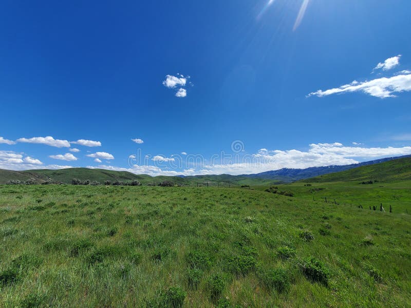 The Prairie Winds stock image. Image of plateau, horizon - 247979751