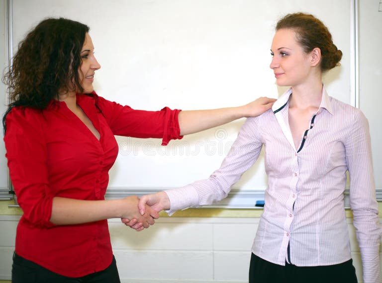 Praise the Student, Colleague Stock Image - Image of learning, girl ...