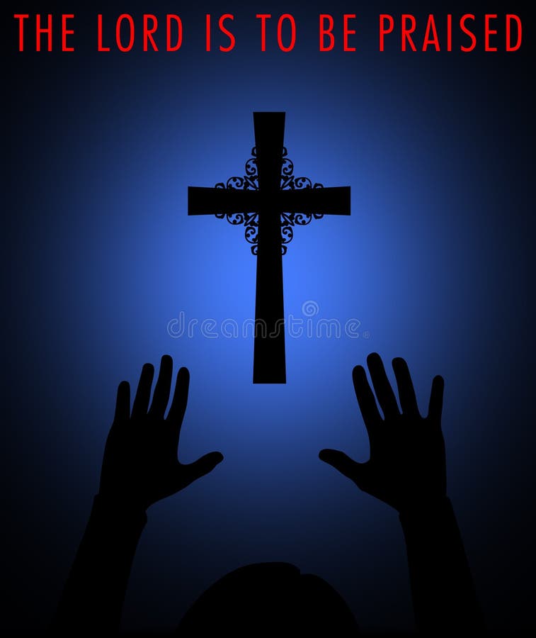 Praising God stock illustration. Illustration of faith - 31072247