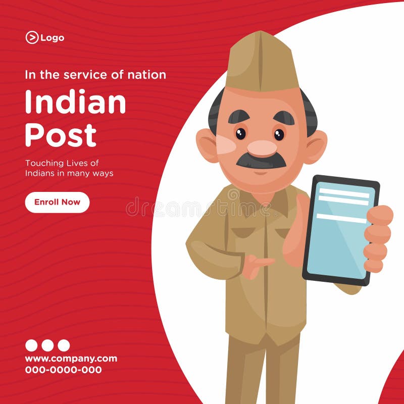 Indian Postman Cartoon Stock Illustrations – 46 Indian Postman Cartoon ...