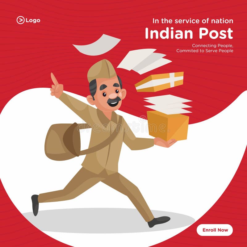 Indian Postman Cartoon Stock Illustrations – 46 Indian Postman Cartoon ...