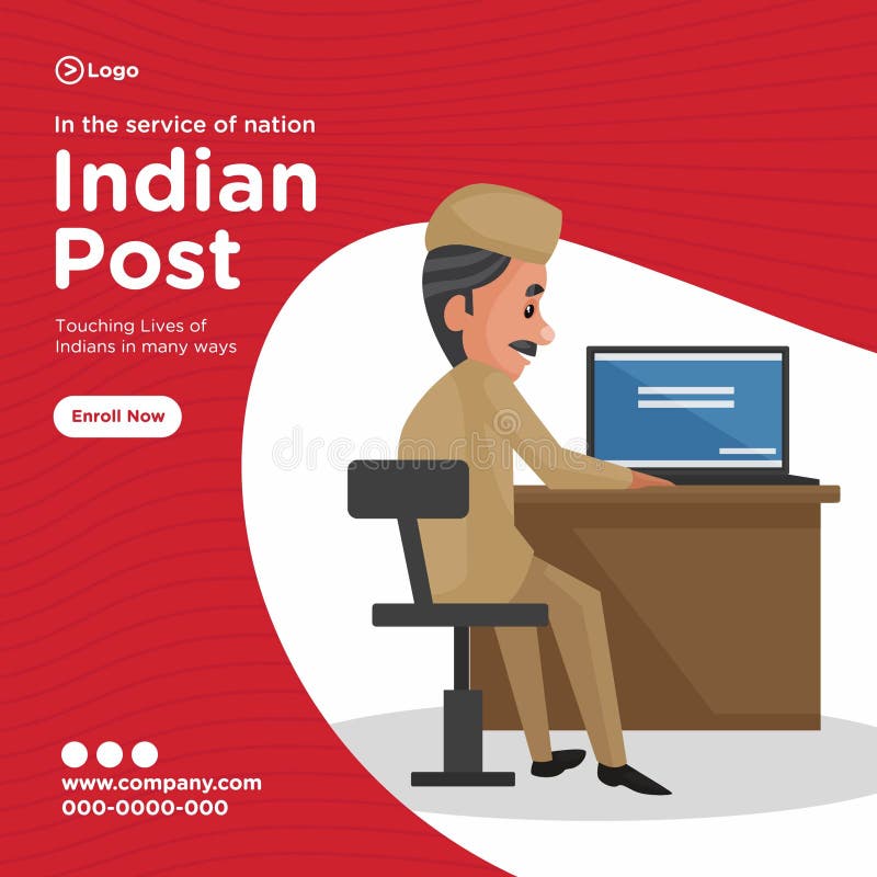 Indian Postman Cartoon Stock Illustrations – 46 Indian Postman Cartoon ...