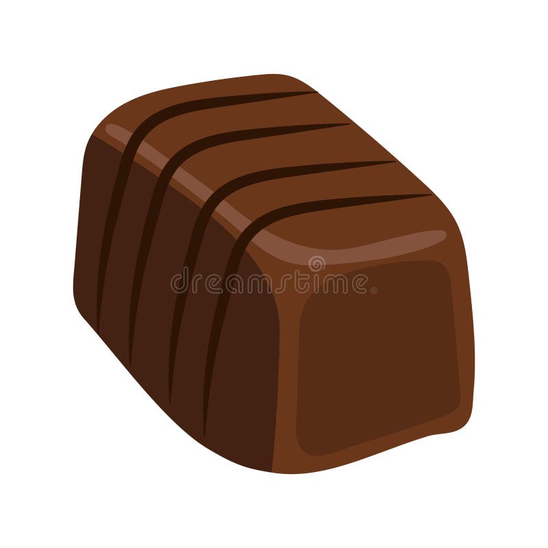Praline chocolate icon stock vector. Illustration of cocoa - 215843439