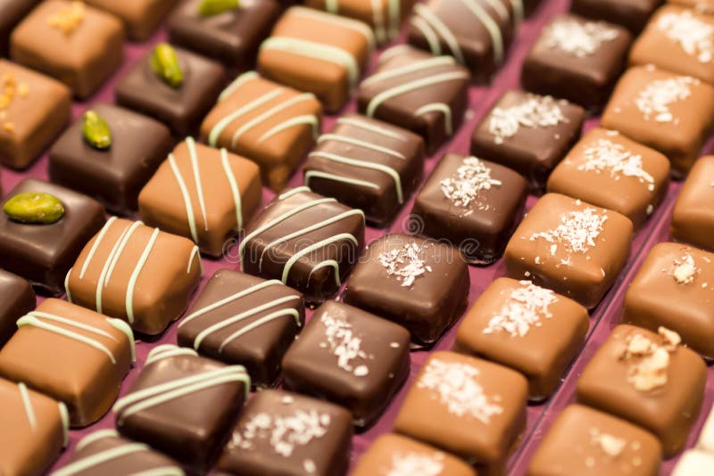 Praline at Salon Du Chocolat Brussels Stock Image - Image of taste ...