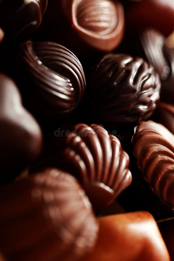 Sweets praline chocolate stock photo. Image of calorific - 112216278