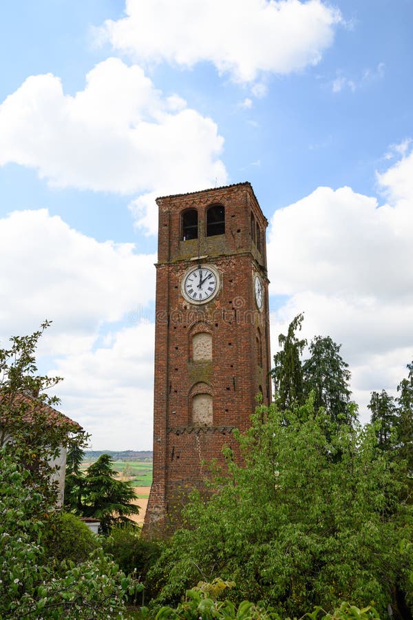 Ancient Tower with Iron Mechanical Clock Editorial Image - Image of ...