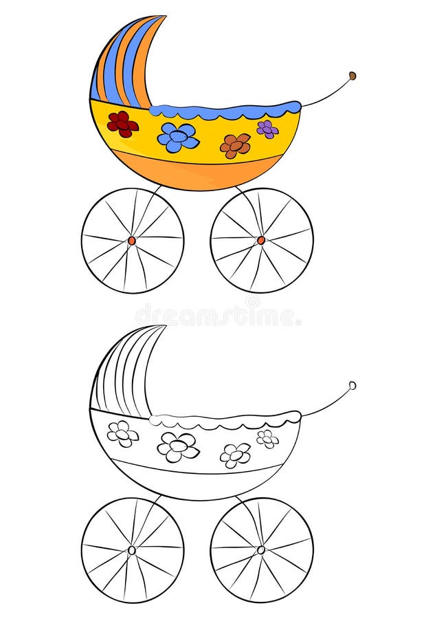 Cartoon Soft-boiled Egg and Spoon. Coloring Book and Dot To Dot Stock ...
