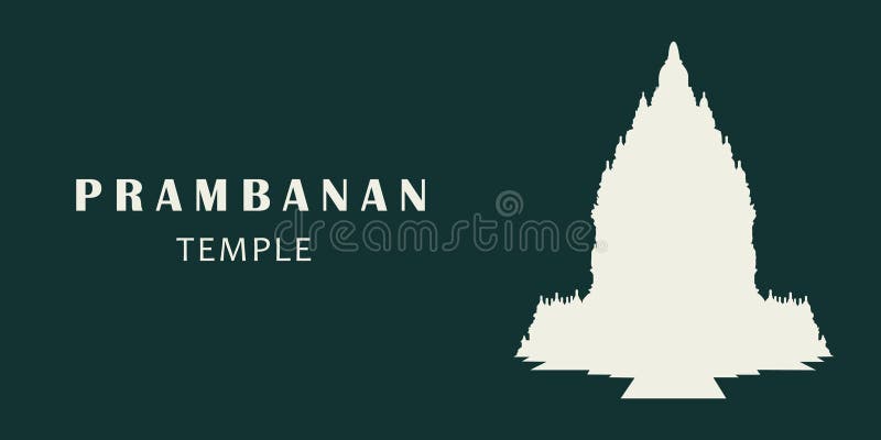 Magnificent Prambanan Temple Compounds Stock Illustrations – 1 ...