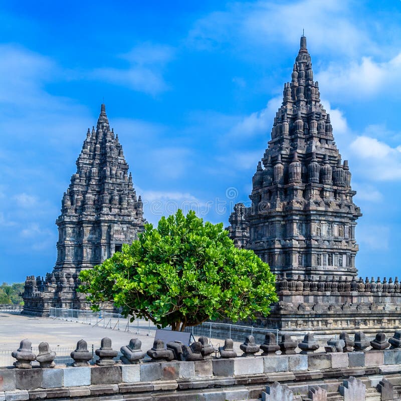 Prambanan Hindu Temple Yogyakarta Java, Indonesia Stock Image - Image ...
