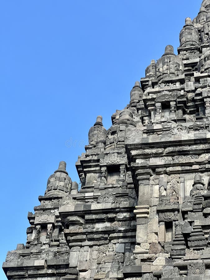 Hindu temple of java stock image. Image of pagoda, tourism - 372403573