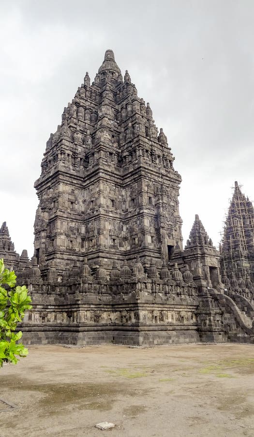 Prambanan in Java stock image. Image of tower, java, architecture ...