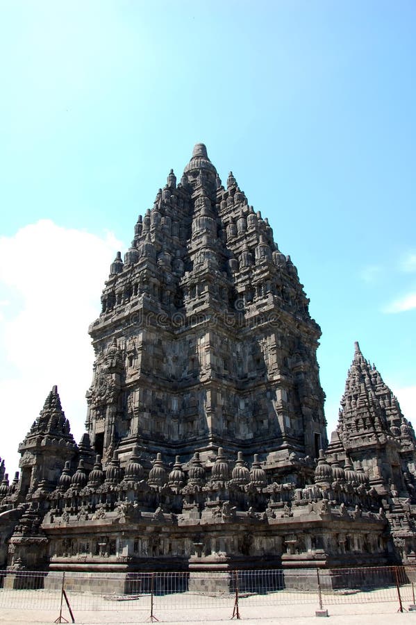 Prambanan-Tempel Auf Java-Insel, Indonesien Stockbild - Bild von ...