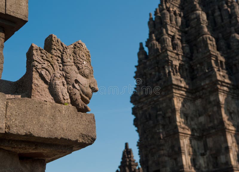 Flachreliefs Des Prambanan Tempels, Java, Indonesien Stockbild - Bild ...