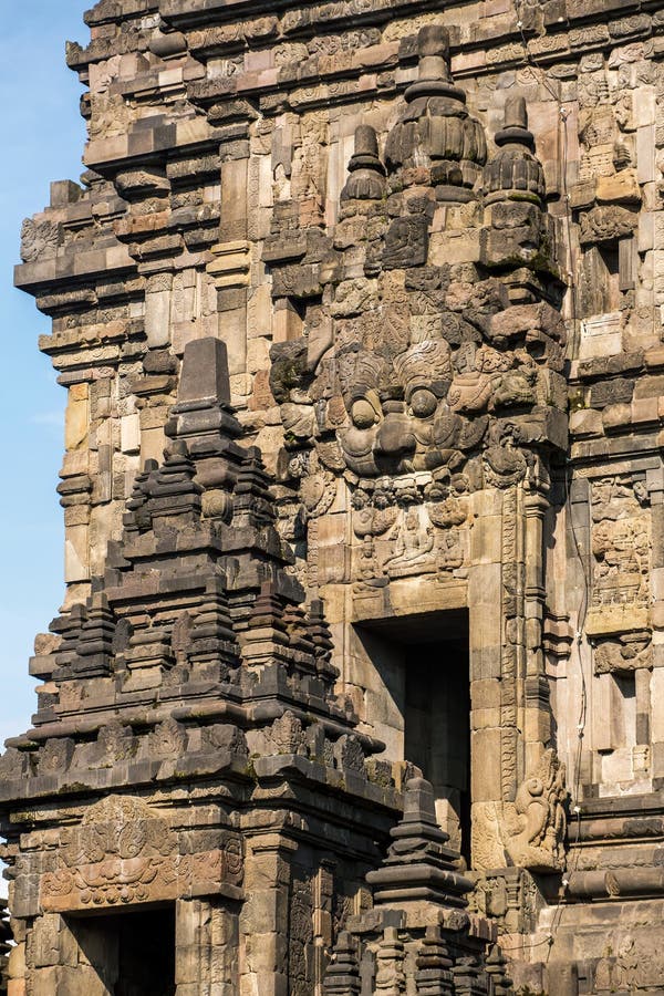 Prambanan-Tempel Nahe Yogyakarta Auf Java, Indonesien Stockfoto - Bild ...
