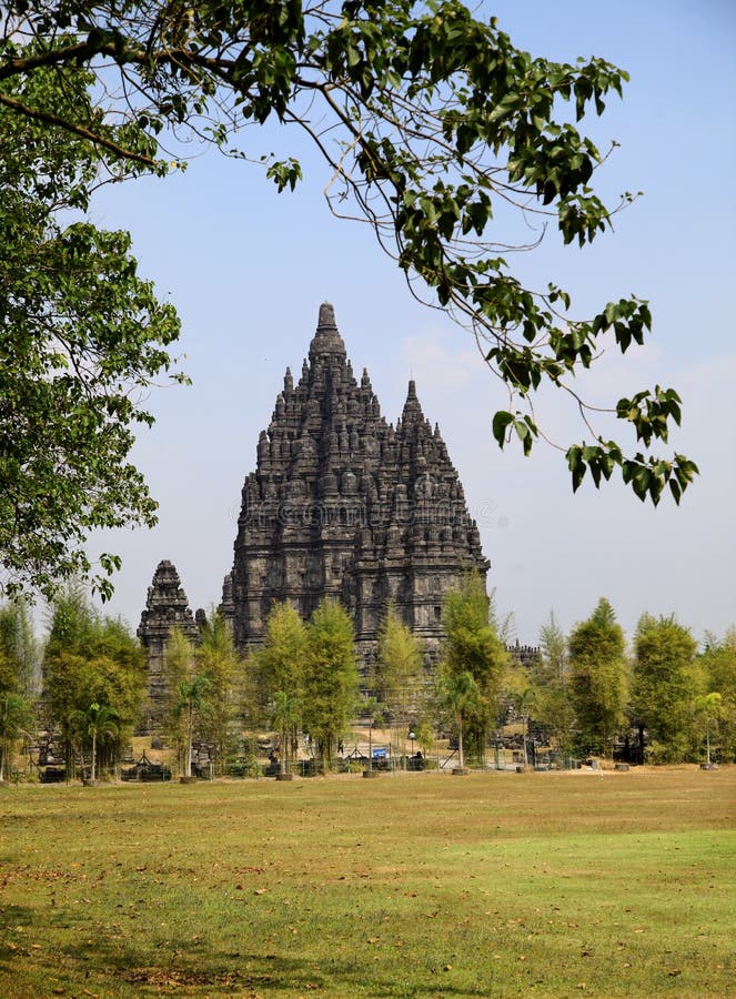 Candi Prambanan - Hindu Temple Compound - Java Stock Image - Image of ...