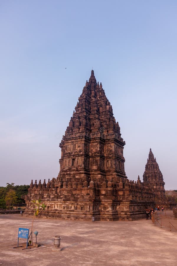 Prambanan Temple Complex in Java Stock Image - Image of java, hindu ...