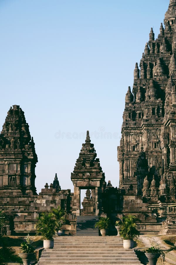 The Great Prambanan Java Temple Stock Image - Image of beauty, century ...