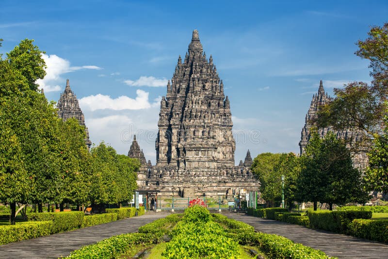 Prambanan Temple Near Yogyakarta, Java Island, Indonesia Stock Photo ...