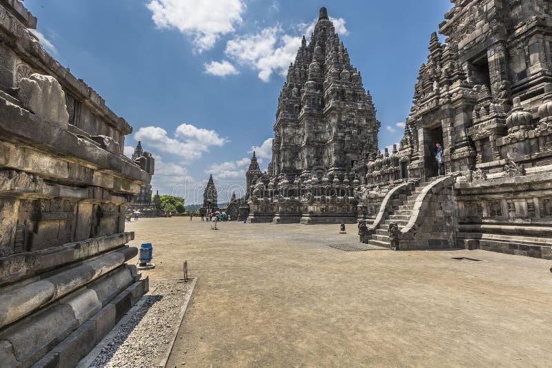 Prambanan Temple Near Yogyakarta on Java Island, Indonesia Editorial ...