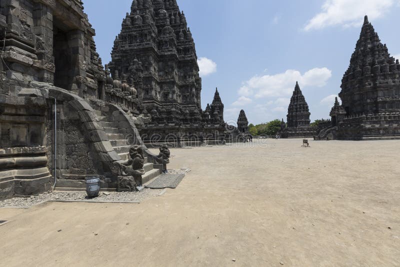 Prambanan Temple Near Yogyakarta on Java Island, Indonesia Stock Photo ...