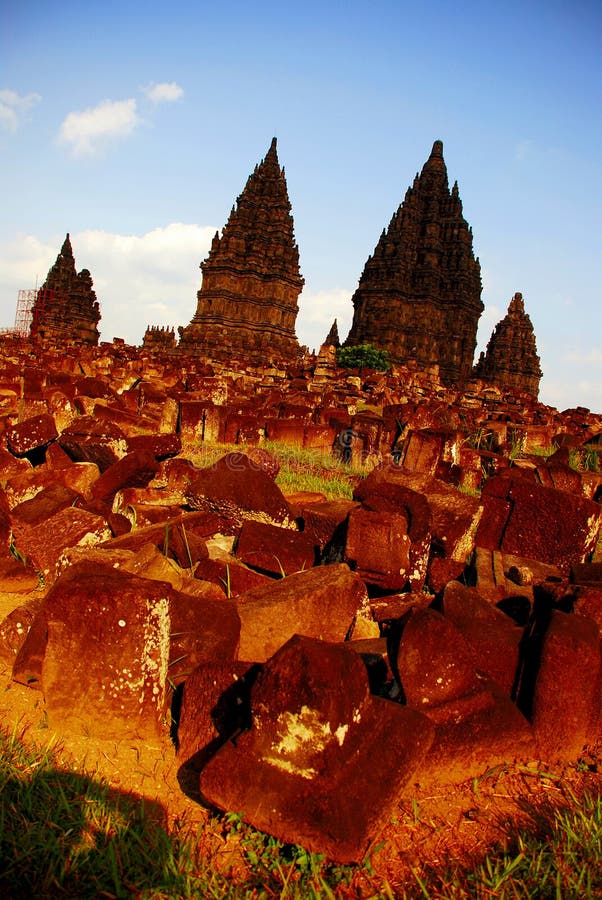 Temple Prambanan stock photo. Image of java, view, world - 843792