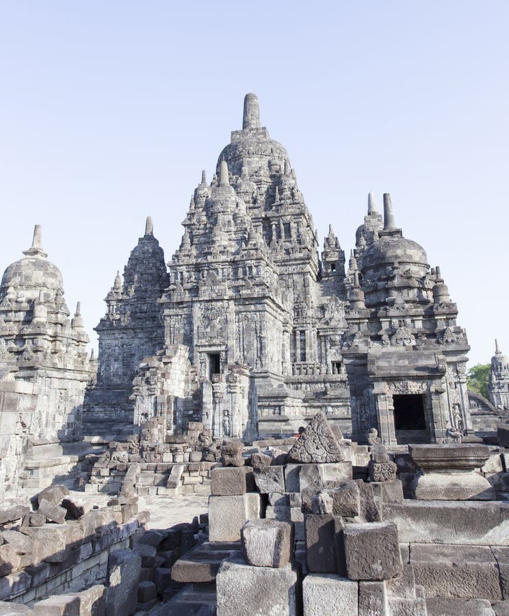 Prambanan Temple in Yogyakarta, Java Stock Photo - Image of people ...