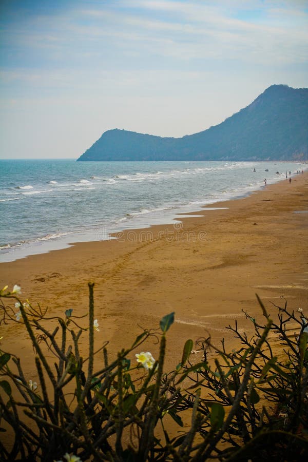 Pranburi Beach Fishing Boat Stock Photo - Image of beach, holiday: 13379760