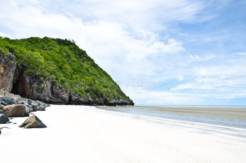 Pranburi beach, Thailand stock photo. Image of lagoon - 19466124