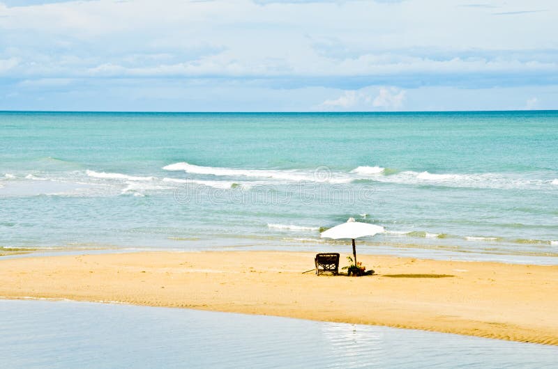 Pranburi beach, Thailand stock photo. Image of paradise - 19466296