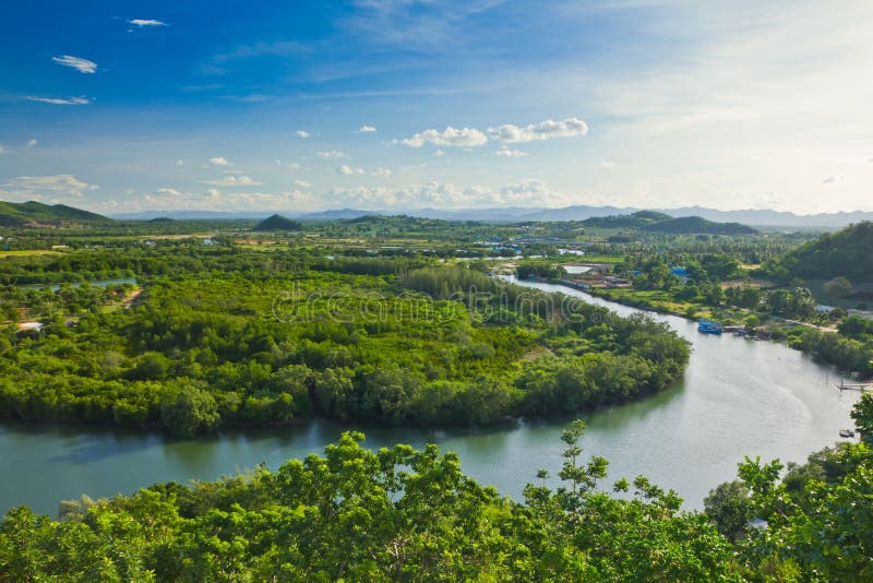Pranburi river stock photo. Image of ozone, freedom, high - 26167484