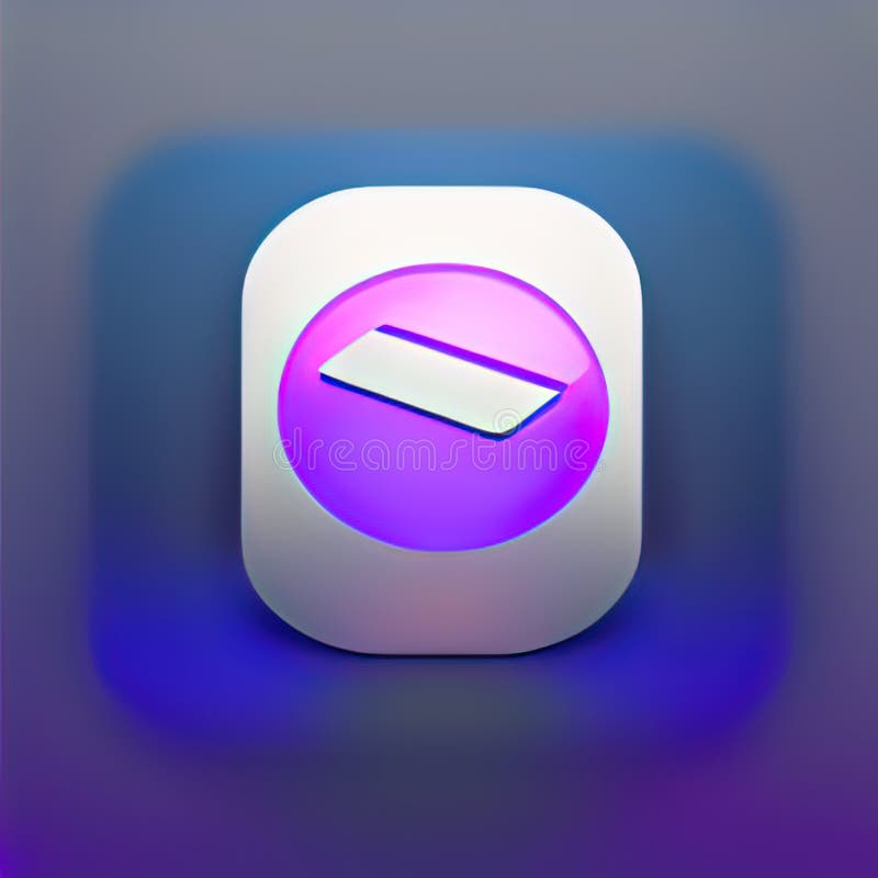 Prank Software App Style Icon. Generative AI. Stock Illustration ...