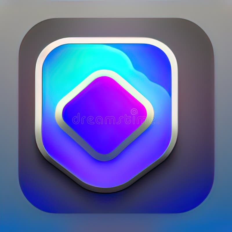 Prank Software App Style Icon. Generative AI. Stock Illustration ...