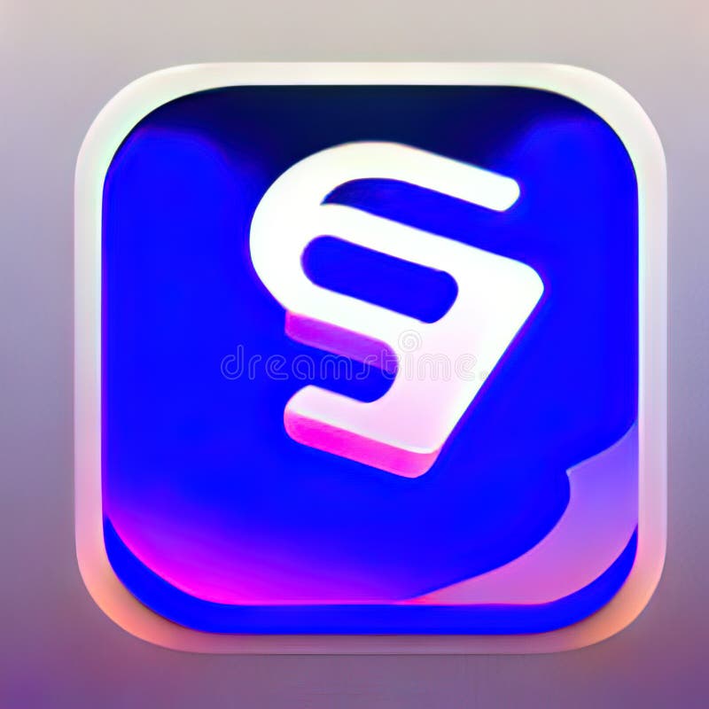 Prank Software App Style Icon. Generative AI. Stock Illustration ...