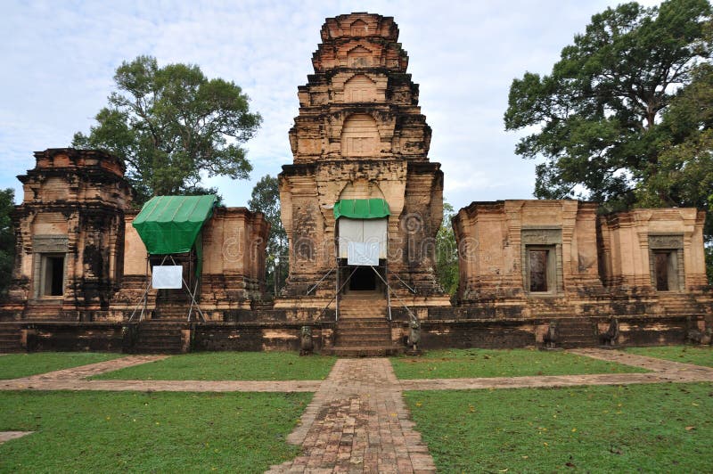 Prasat Kravan Temple, Angkor Thom, Cambodia Stock Photo - Image of ...