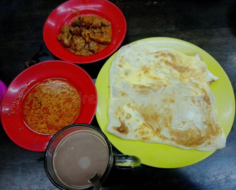 Indian prata bread stock image. Image of dough, homemade - 57761665