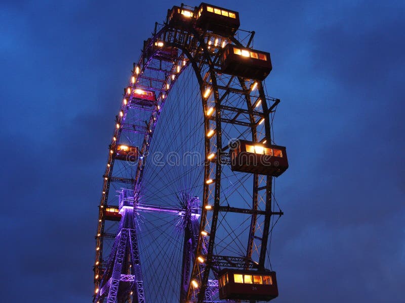 Prater Ferris Wheel of Vienna Stock Photo - Image of riesenrad, fair ...