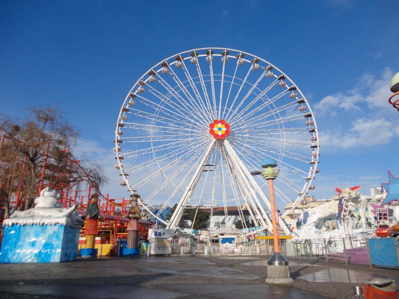 Prater fun park, Vienna editorial photography. Image of brown - 93295097