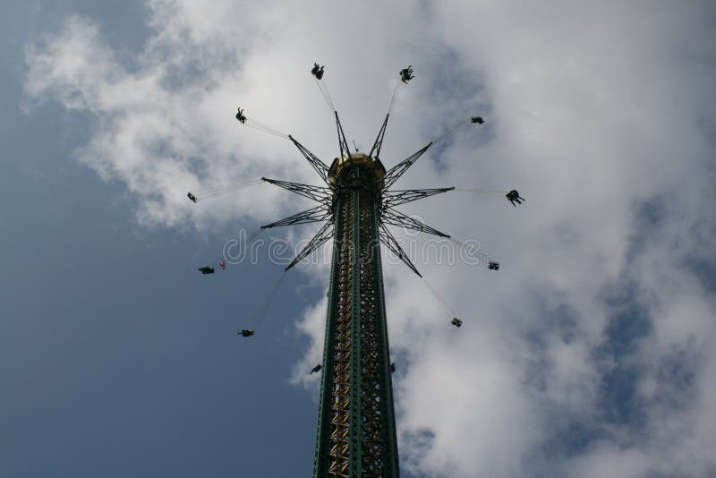 Prater Turm Carousel - Vienna Stock Photo - Image of travel, sterreich ...