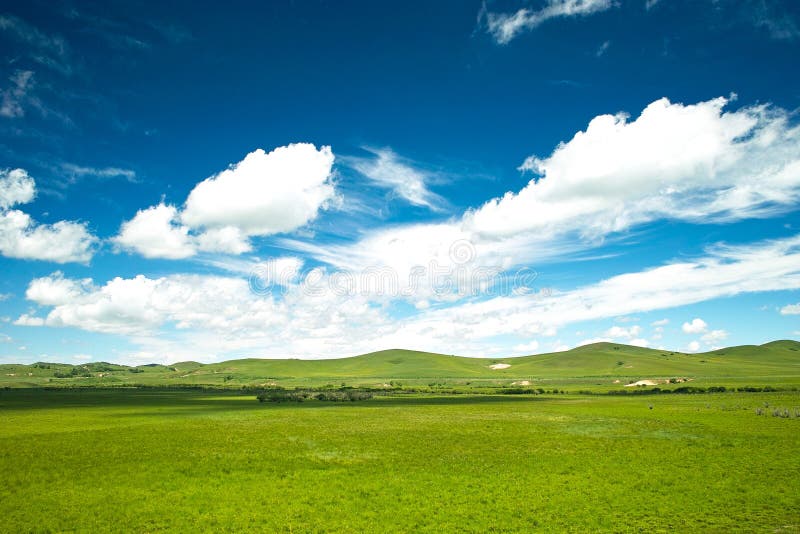 Prateria immagine stock. Immagine di cumulo, energia - 34593387