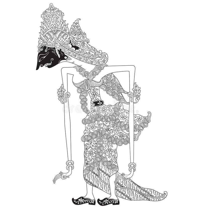 Parikesit stock vector. Illustration of gajah, hasti - 111113427