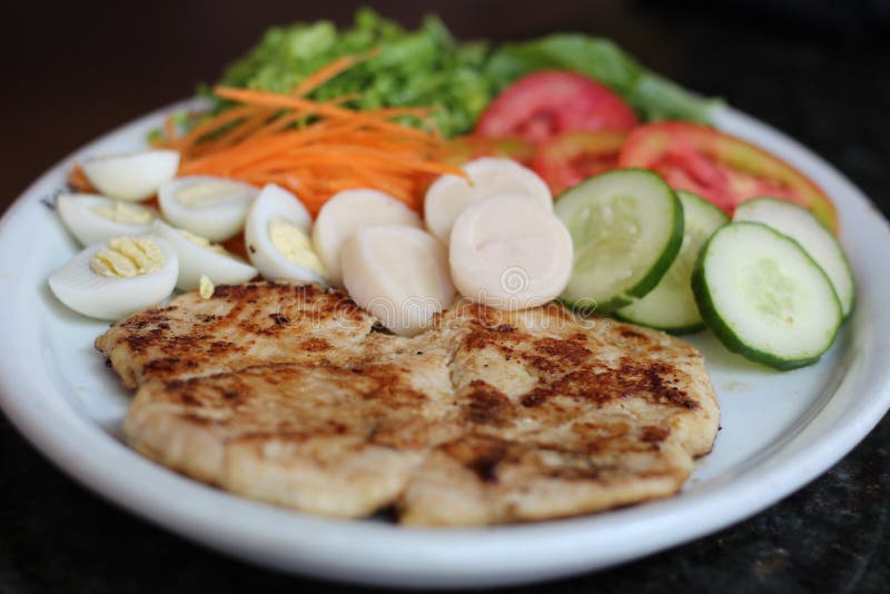 Prato de comida stock photo. Image of dessert, comida - 262563058