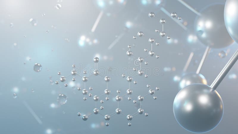 Pravastatin Molecular Structure, 3d Model Molecule, Pravachol ...