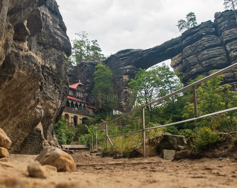 Pravcicka Brana in Czech Switzerland Editorial Photography - Image of ...